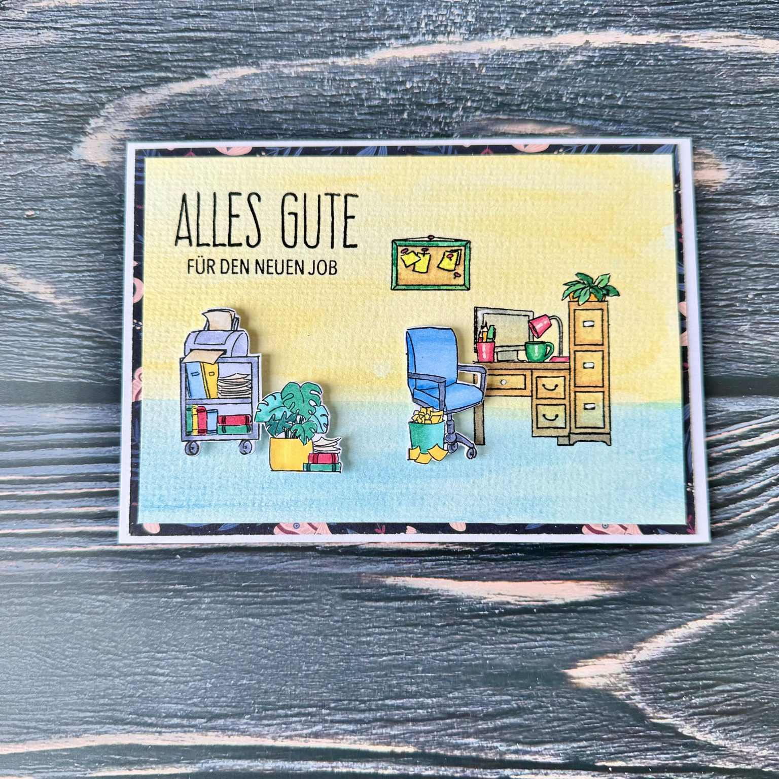 Abschiedskarte für Kollegen - SuGar Design Kreativ