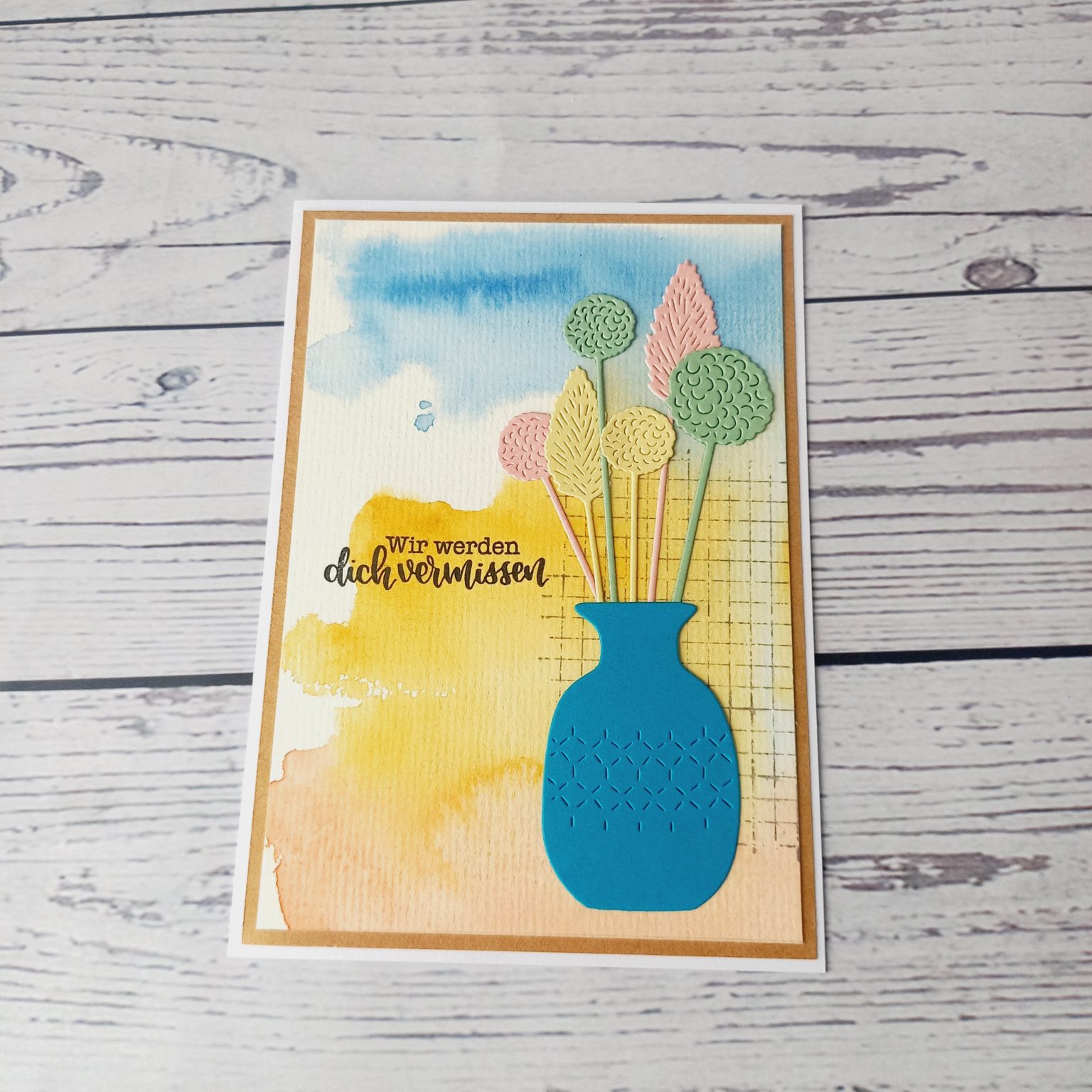 Abschiedskarte für Kollegen - SuGar Design Kreativ